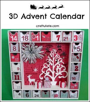 3D Advent Calendar - Craftulate