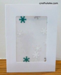 Snowflake Card Craft for Little Kids To Make - Craftulate