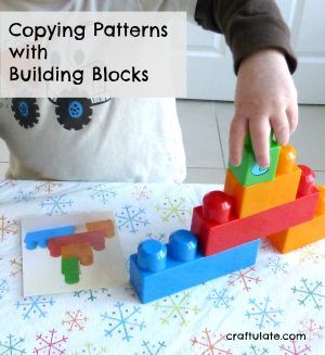 Copying Patterns with Building Blocks - Craftulate