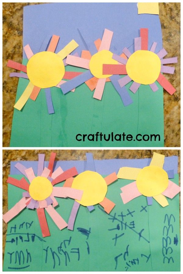 Scissor Practice Flowers - Craftulate