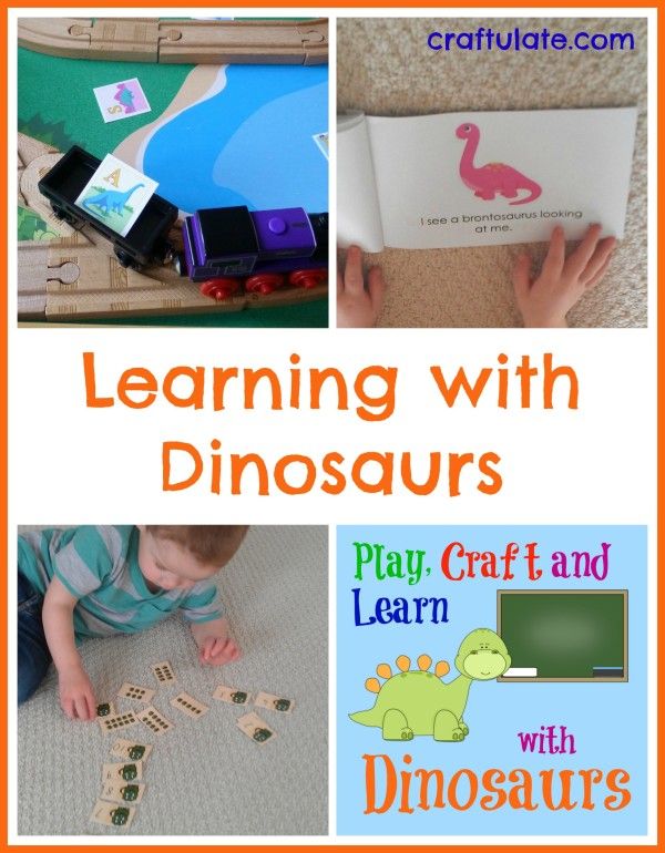 Play, Craft and Learn with Dinosaurs - Craftulate