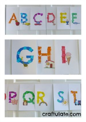 Dot Marker Alphabet Cards - Craftulate