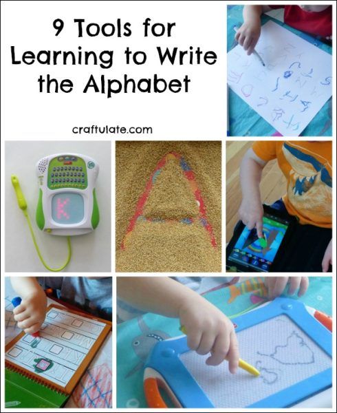 9 Tools for Learning to Write the Alphabet - Craftulate