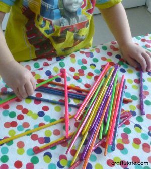 DIY Pick-Up Sticks Game from Chopsticks - Craftulate