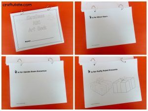 Christmas ABC Art Book - Craftulate