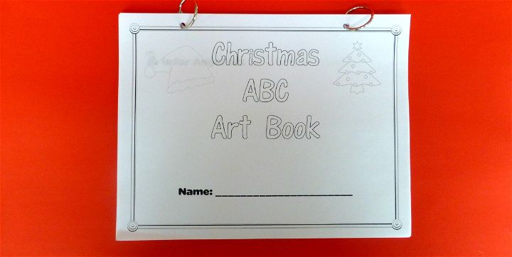 Christmas ABC Art Book - Craftulate