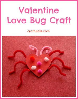 Valentine Love Bug Craft - Craftulate