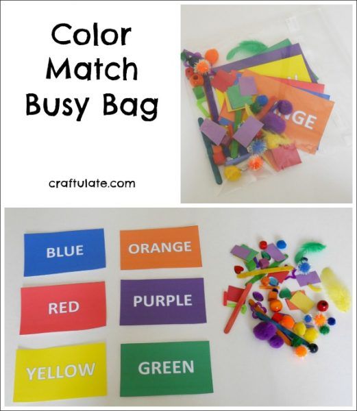 Color Match Busy Bag - Craftulate