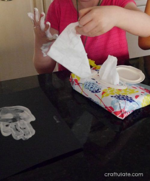 Handprint Art Clean Up Tips - Craftulate