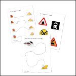 Train Themed Cutting Practice - Craftulate