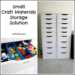 Small Craft Materials Storage Solution - Craftulate