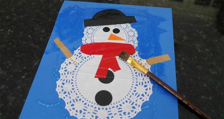 Doily Snowmen Craft - Craftulate