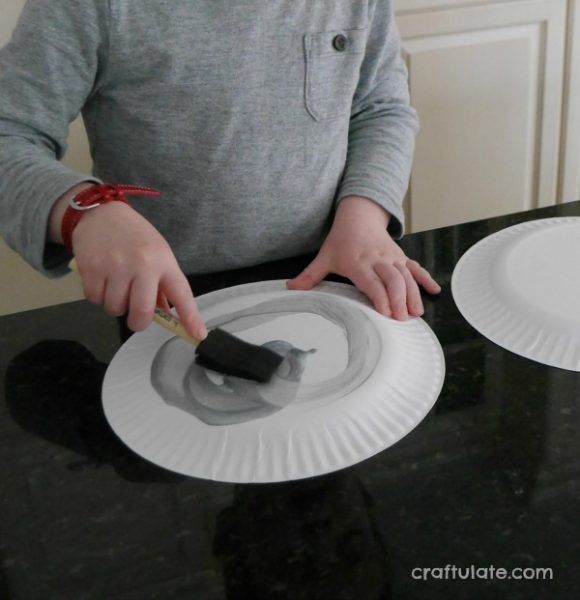 Paper Plate Alien Spaceship Craft - Craftulate