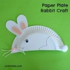 Paper Plate Rabbit Craft - Craftulate