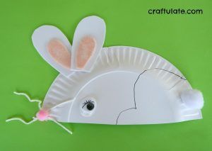 Paper Plate Rabbit Craft - Craftulate