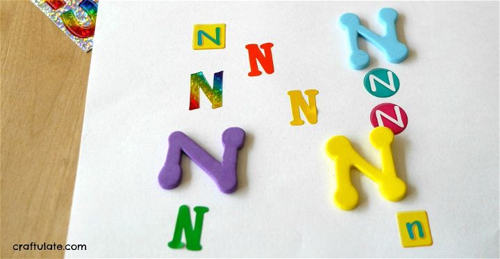 Forming Letters with Letters - Craftulate