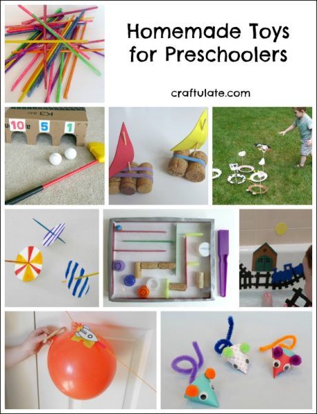 15 Homemade Toys to Make For Kids - Craftulate
