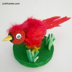 Cardinal Craft for Kids - Craftulate