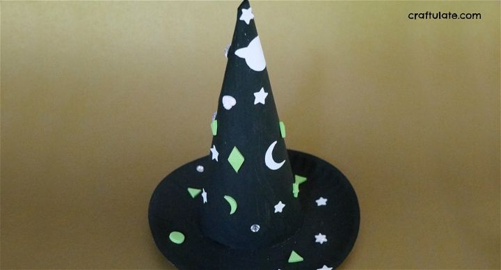 Paper Plate Witch Hat - Craftulate