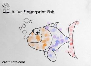 Fingerprint Fish - Craftulate
