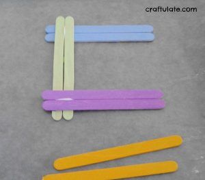 Craft Stick Photo Frames - Craftulate
