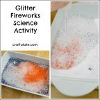Glitter Fireworks Science Activity - Craftulate
