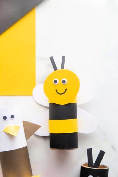 30 Bee Crafts for Kids: Bumble Bee Craft and Art Ideas