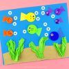25 Fun Ocean Crafts and Art for Kids of All Ages - Craftulate
