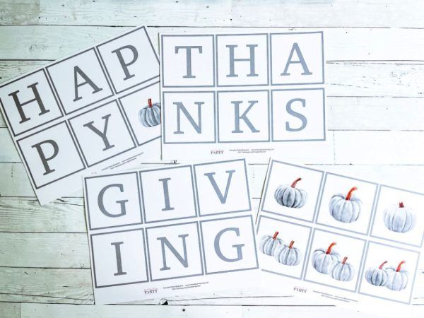 25 Printable Thanksgiving Crafts for Kids - Craftulate