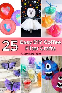 25 Easy Coffee Filter Crafts and Art Projects - Craftulate