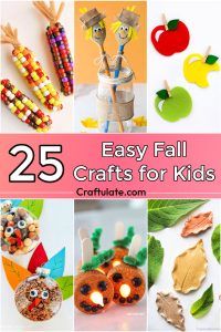 25 Easy Fall Crafts for Kids: October Craft Ideas - Craftulate
