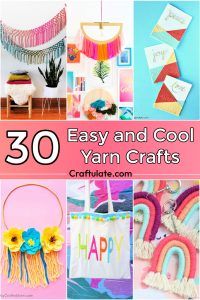30 Easy Yarn Crafts for Make Creative Things - Craftulate