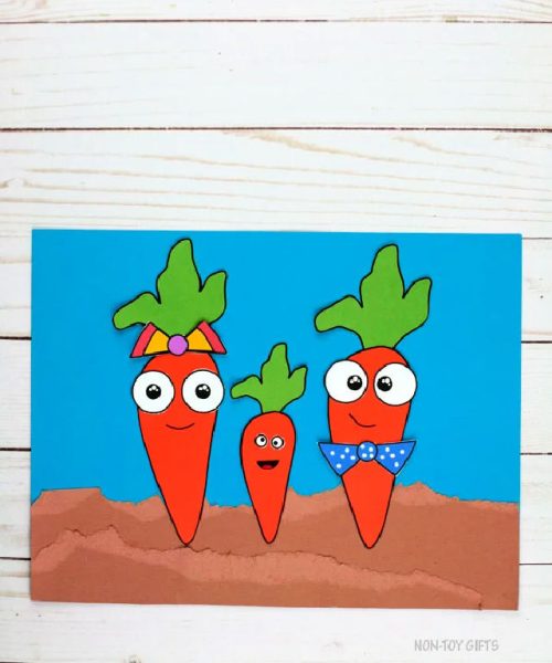15 Easy Carrot Crafts for Kids - Craftulate