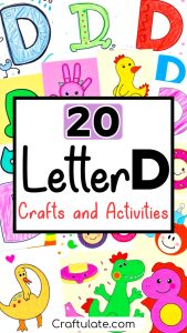 20 Letter D Crafts and Activities for Preschoolers - Craftulate