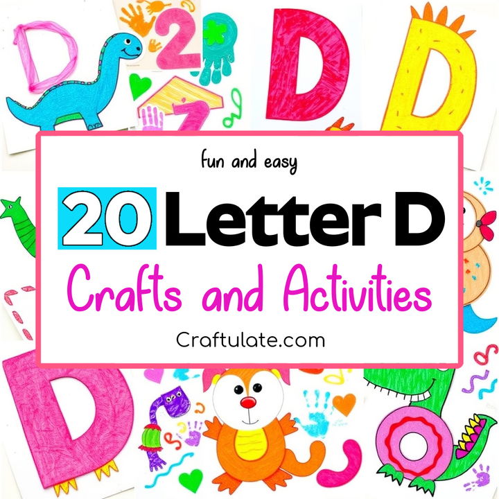 20 Letter D Crafts and Activities for Preschoolers - Craftulate