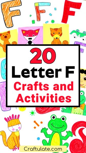 20 Letter F Crafts and Activities for Preschoolers - Craftulate