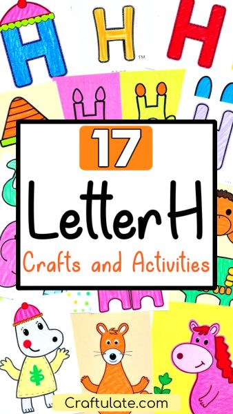 17 Letter H Crafts and Activities for Preschoolers - Craftulate