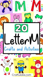 20 Letter M Crafts and Activities for Preschoolers - Craftulate