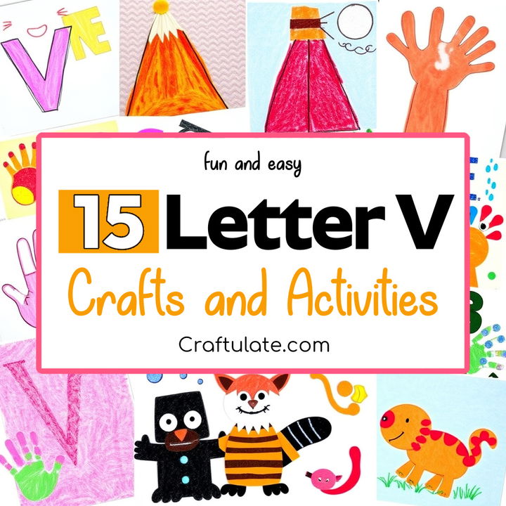 15 Letter V Crafts And Activities For Preschoolers Craftulate