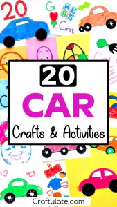 25 Easy Car Crafts for Kids - Craftulate