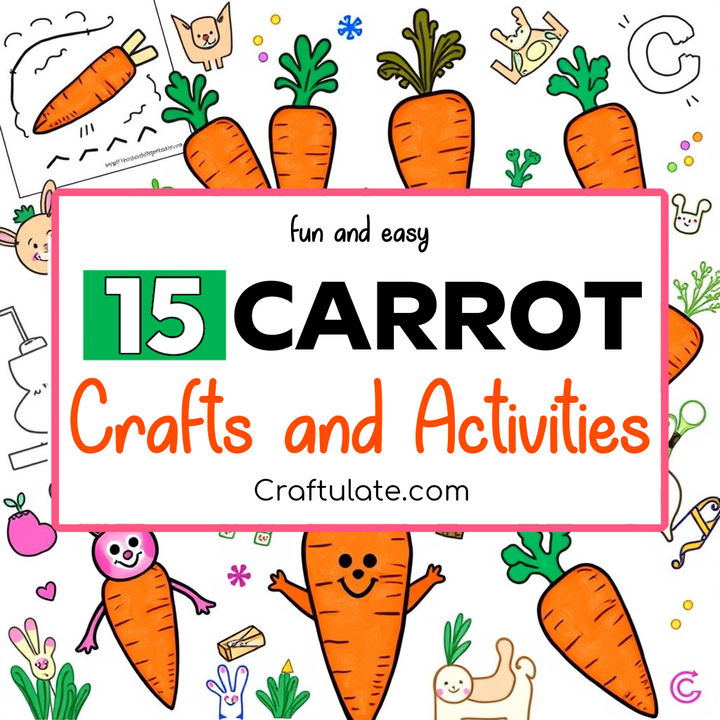 15 Easy Carrot Crafts for Kids - Craftulate