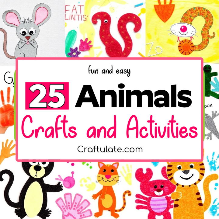 25 Easy Animal Crafts for Kids of All Ages - Craftulate